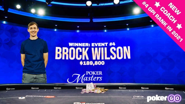 Brock Wilson Joins the PokerCoaching.com Team