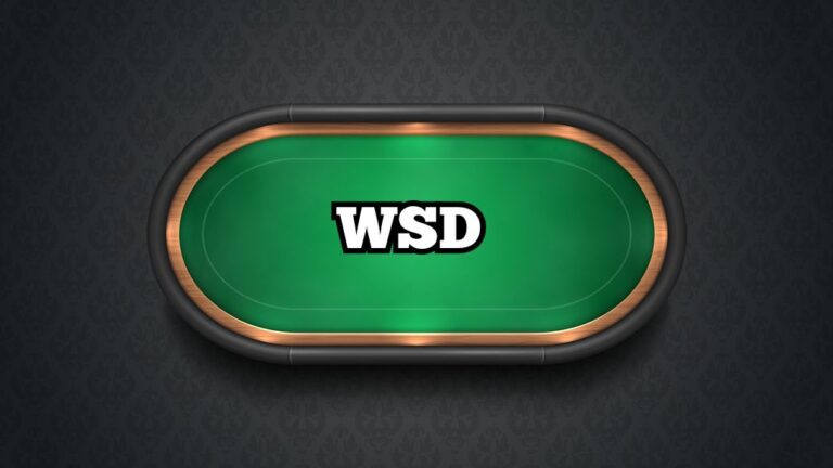 What is WSD in Poker?