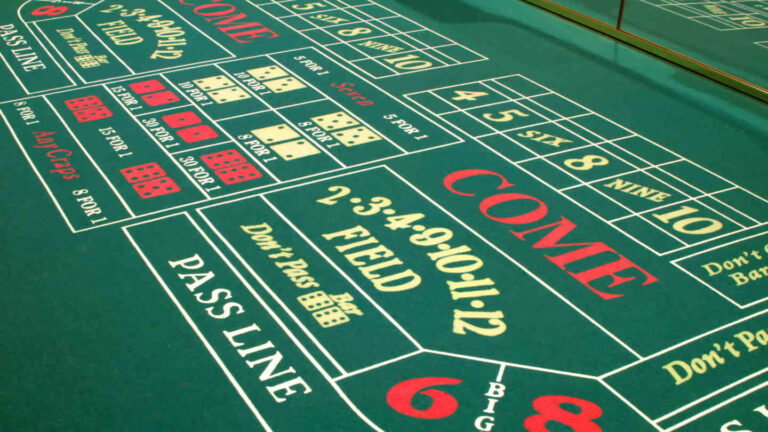 The Craps Table: Explaining the Layout