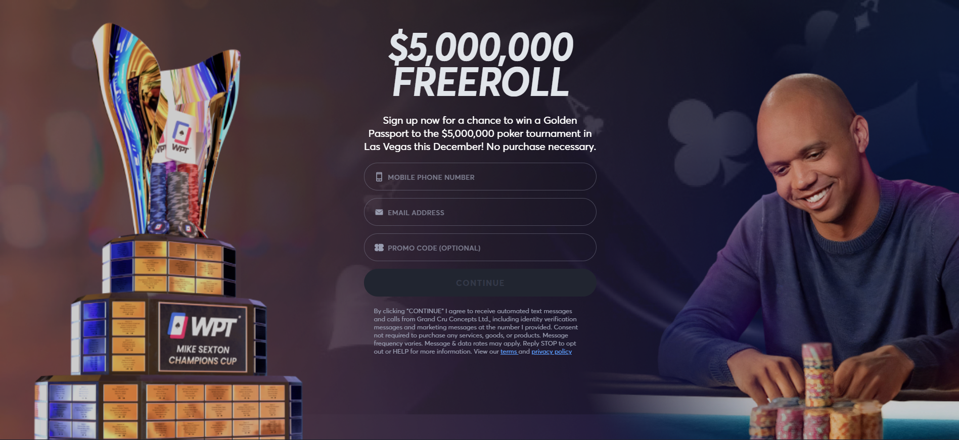 WPT World Championship Will Feature a $5M Freeroll for ClubWPT Gold Players