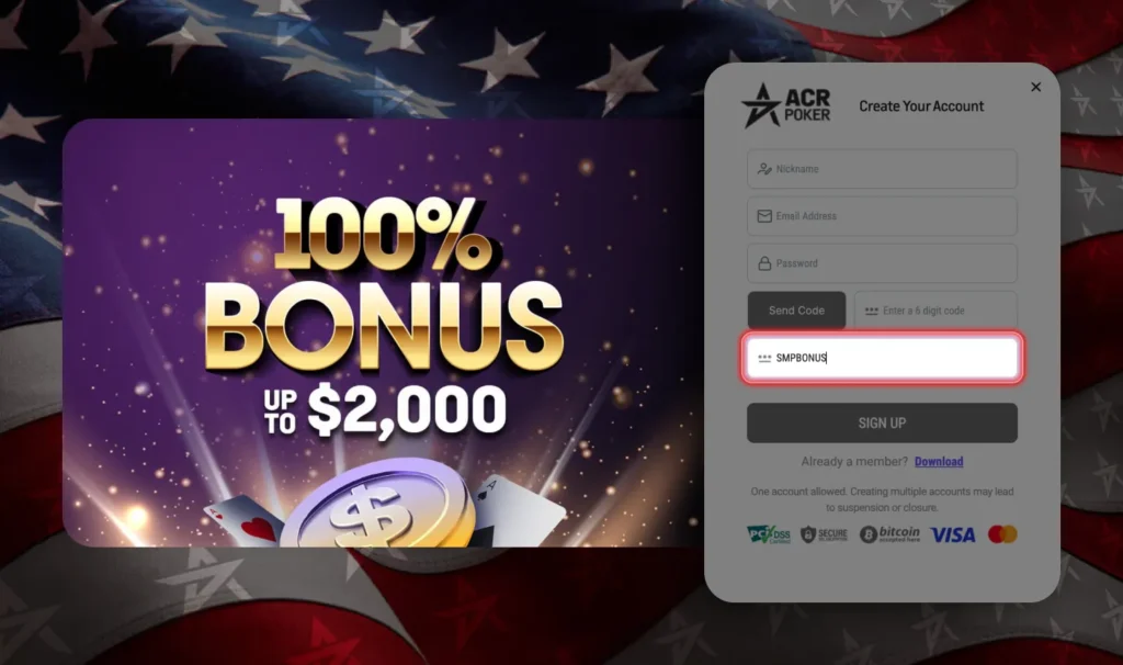 Maximize Your Winnings with ACR Referral Code: Up to $2,000 Bonus!